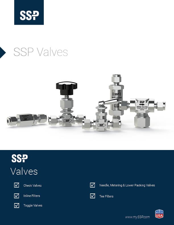SSP Instrumentation Valves Catalog | SSP